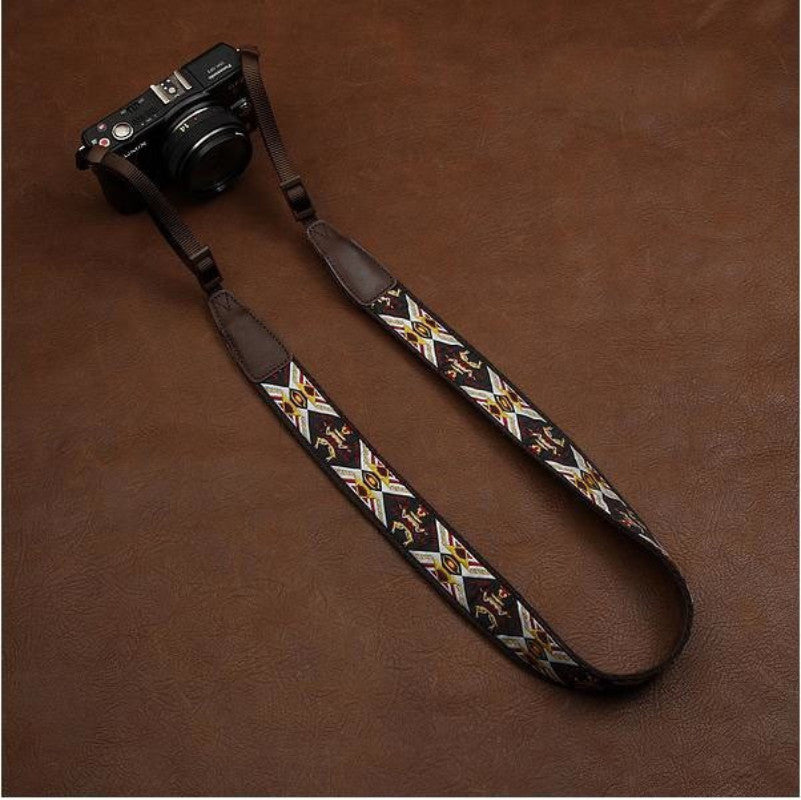 Handmade Leather Camera Strap For Sony Nikon Canon 7529 – icambag