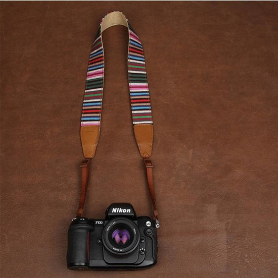 Green Stripe Strap SLR Camera Strap Camera Strap DSLR Camera Strap Boh ...