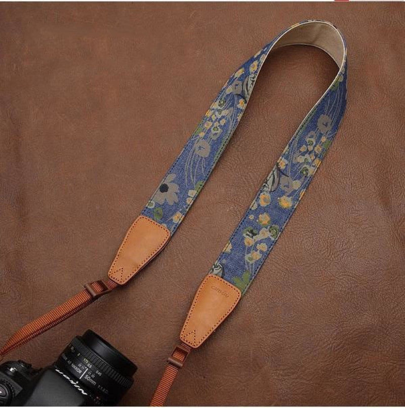 Handmade Leather Camera Strap in Brown- 7132 – icambag